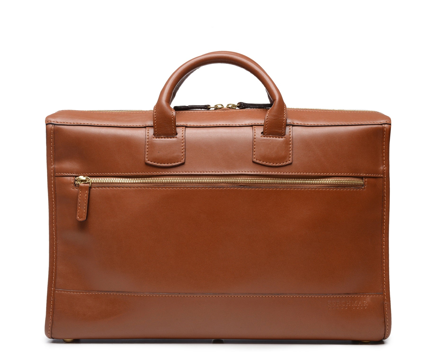Lux Sawyer Slim Leather Briefcase – Korchmar