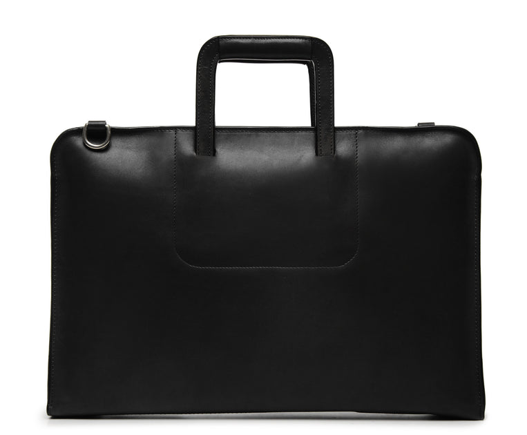 The Jackson By Korchmar - Full Grain Leather Zippered Briefcase