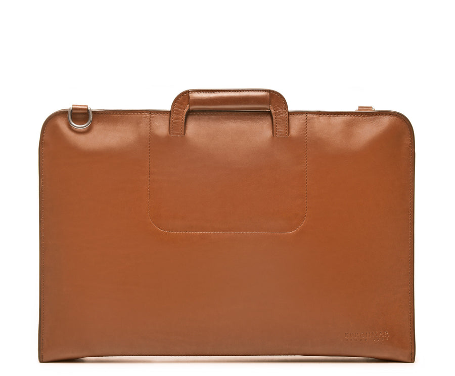 The Jackson By Korchmar - Full Grain Leather Zippered Briefcase