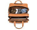 The Kenton - Full Grain Leather Travel Rolling Bag | Fits 15" Laptops ...