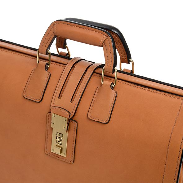 The Churchill Handcrafted Classic Leather Briefcase - Fits 17" Laptop ...